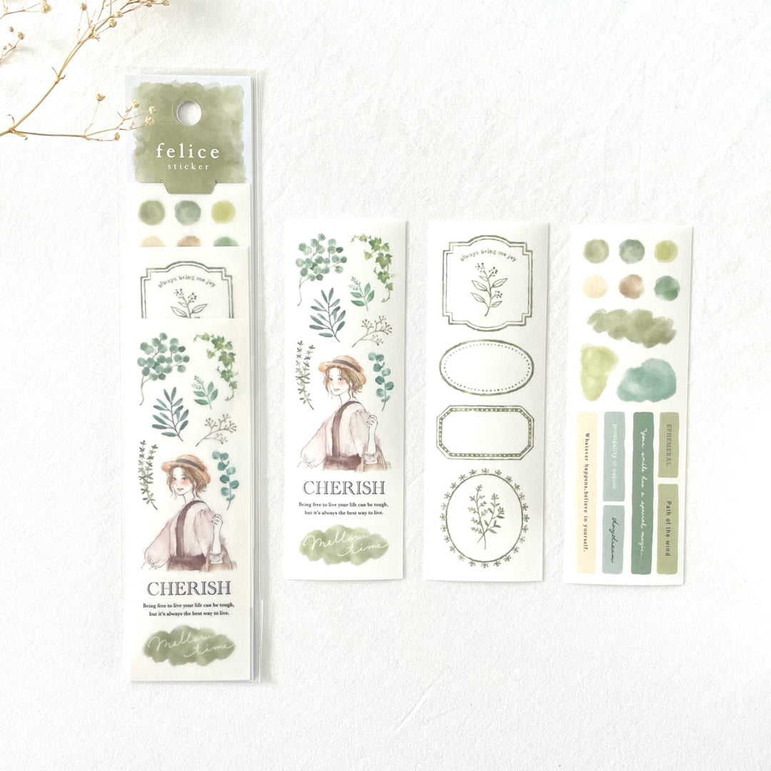 Felice Sticker - Grass – MIZU NO OTO
