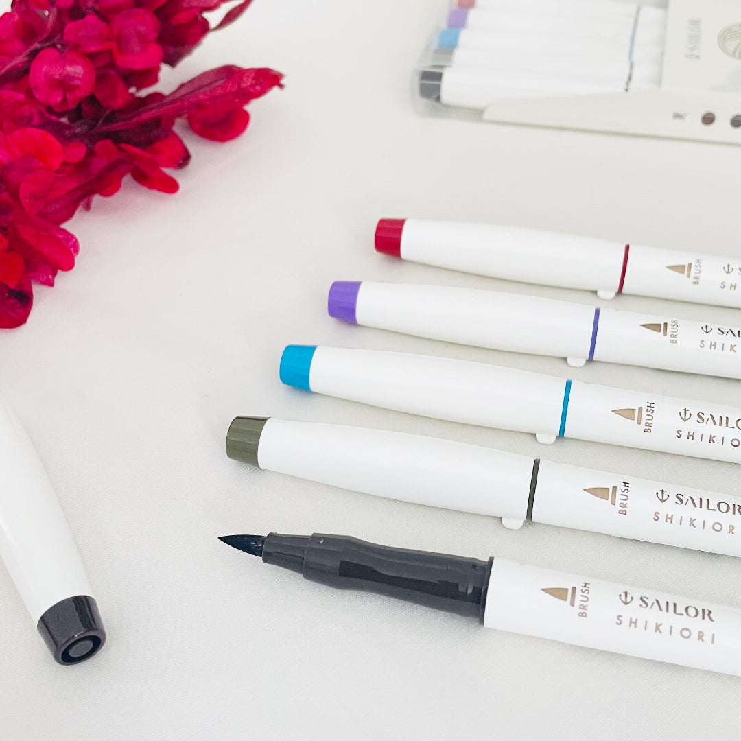 Sailor Shikiori Brush Pens | 5 pack - Summer – MIZU NO OTO